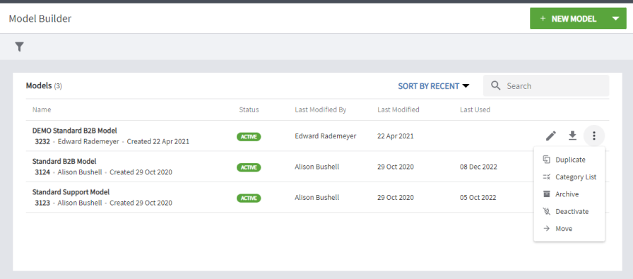 Archiving and Exporting Models – Model Builder